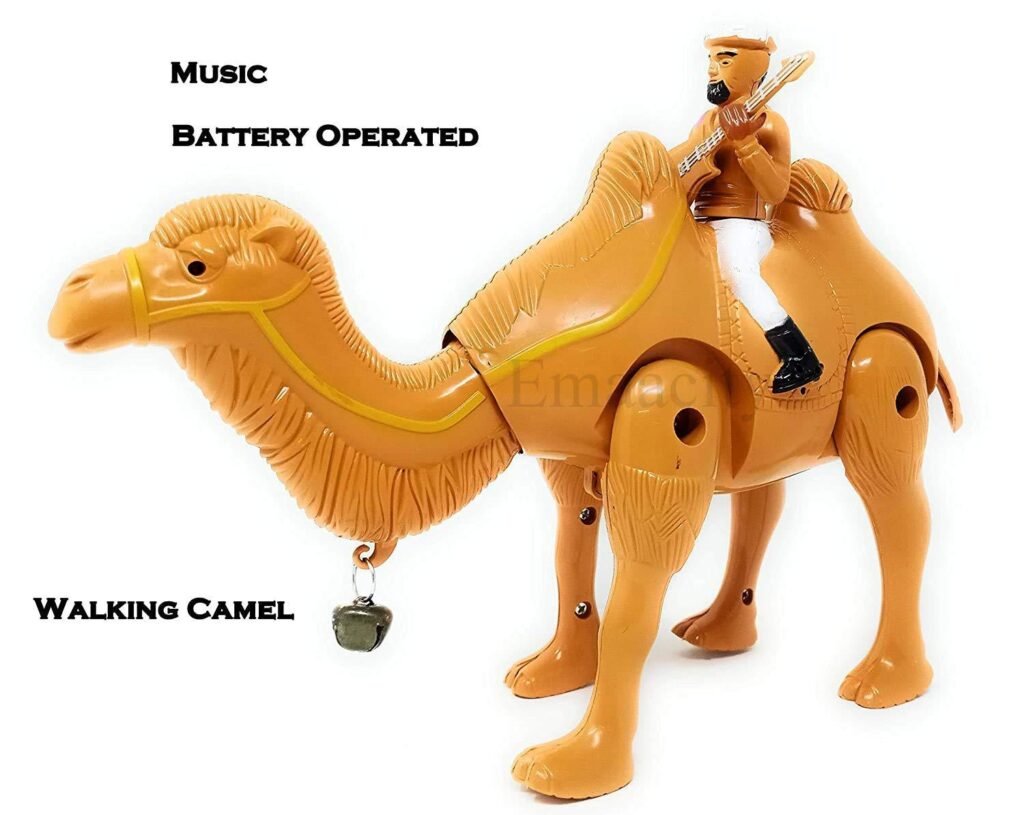 Desert Hero Camel Toy - Walking, Light, Musical Camel , Battery ...